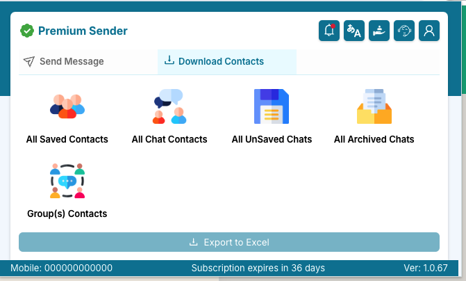 Premium Sender - Best Message Sending Extension