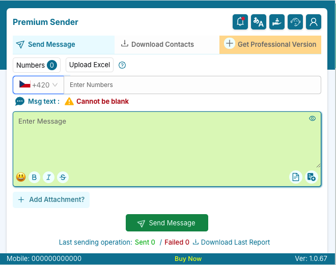 Premium Sender - Best Message Sending Extension